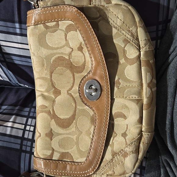 Coach | Bags | Coach Chelsea Signature Jacquard And Leather Bag Braided ...